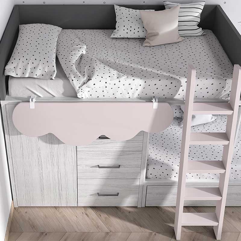 Conjunto litera tren escalera movil - Bebeydecoracion