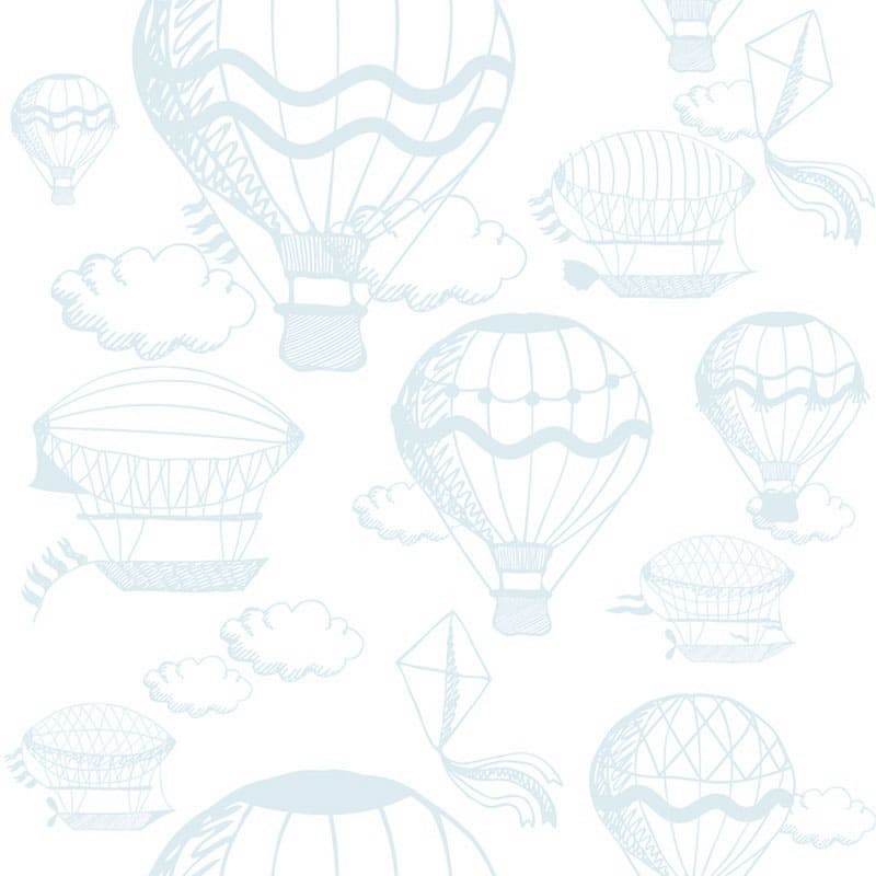 Papel pintado Lineal Balloon de Muebles Ros - Bebeydecoracion